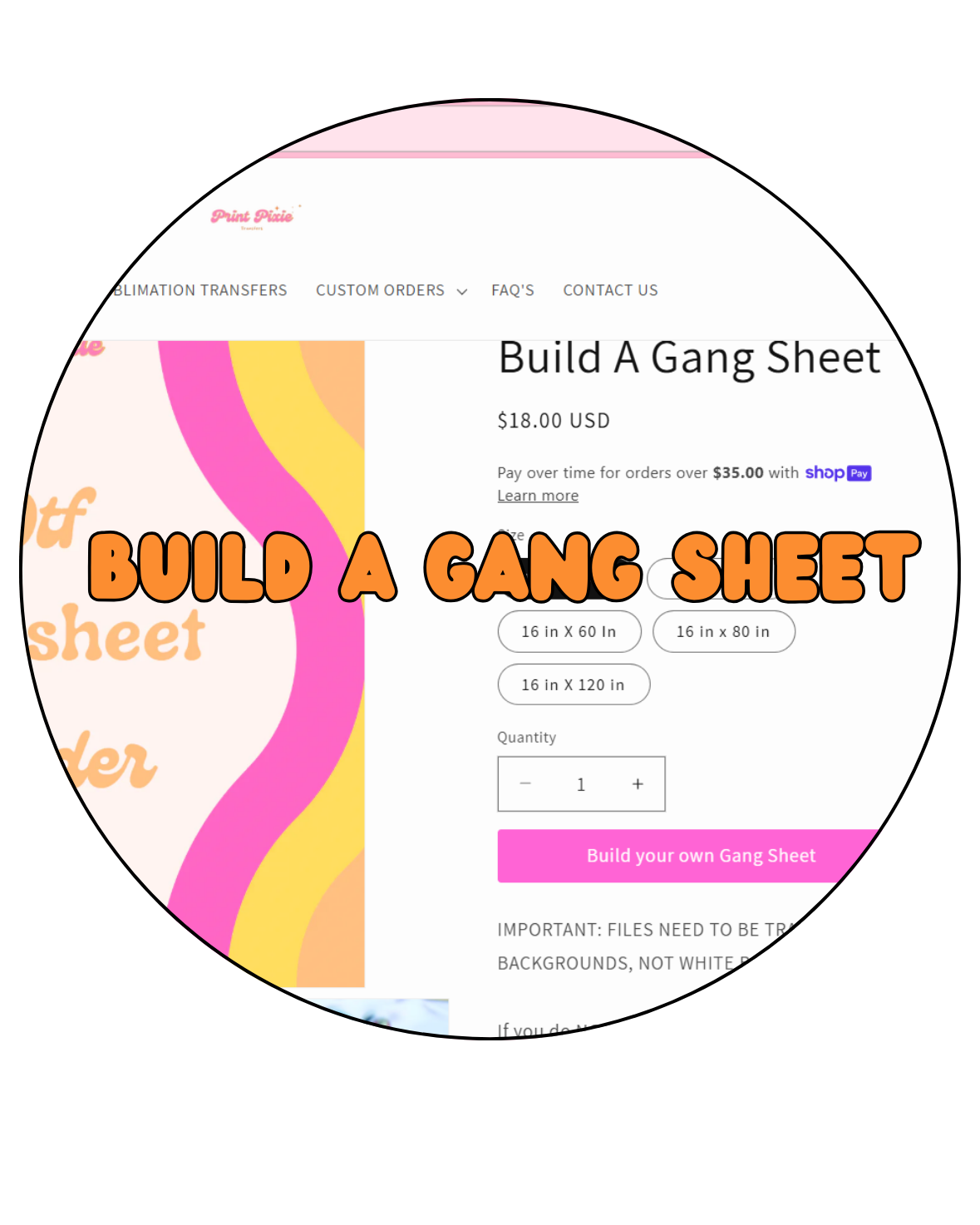 BUILD YOUR OWN DTF GANG SHEET – Print Pixie
